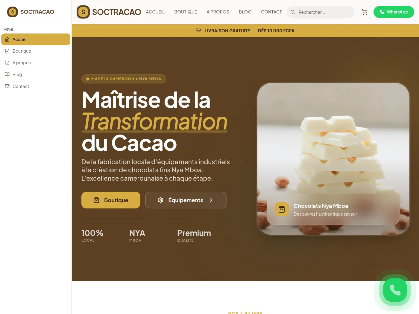 SOCTRACAO Site Revamp