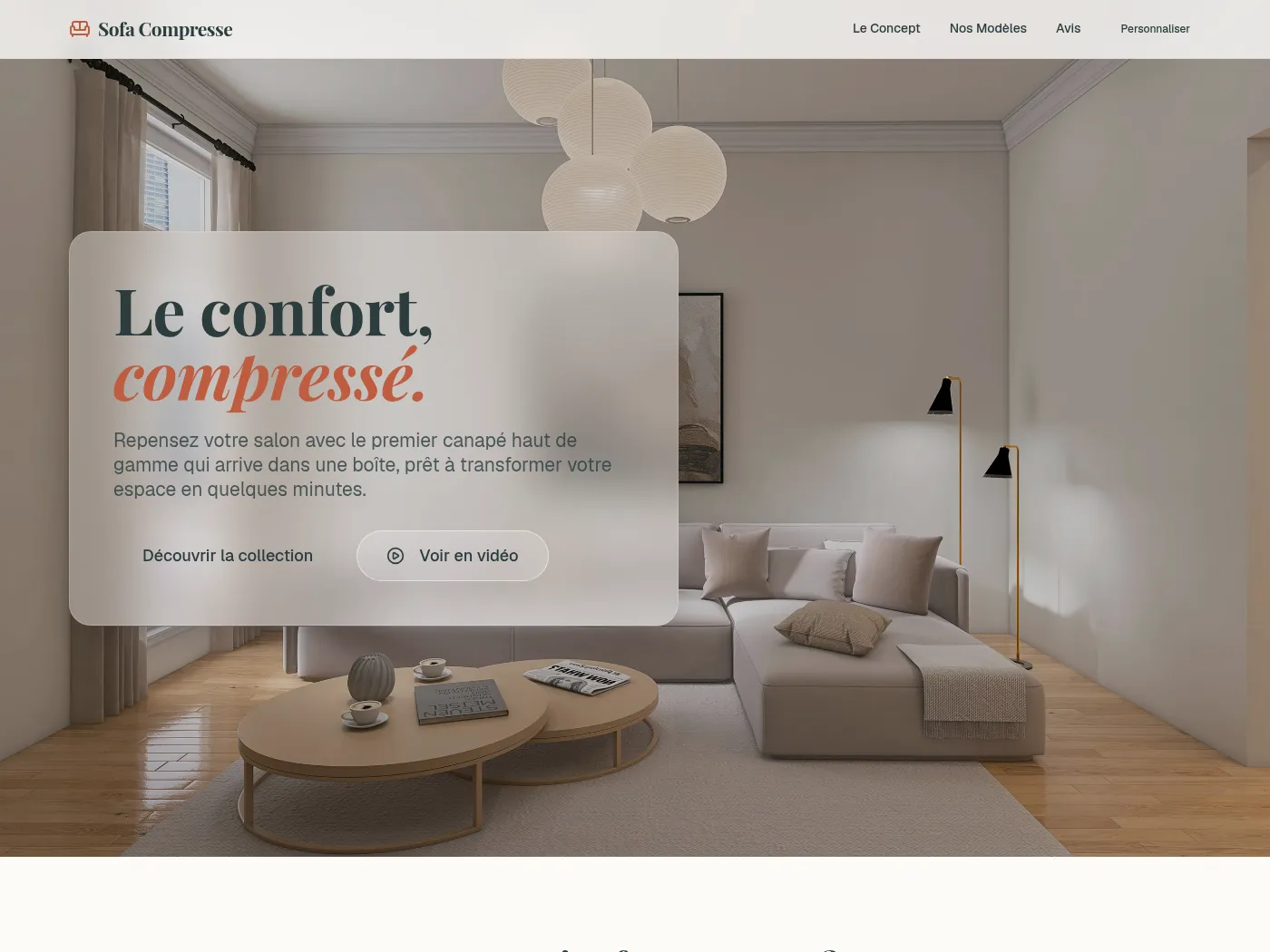 Sofa Compresse Web