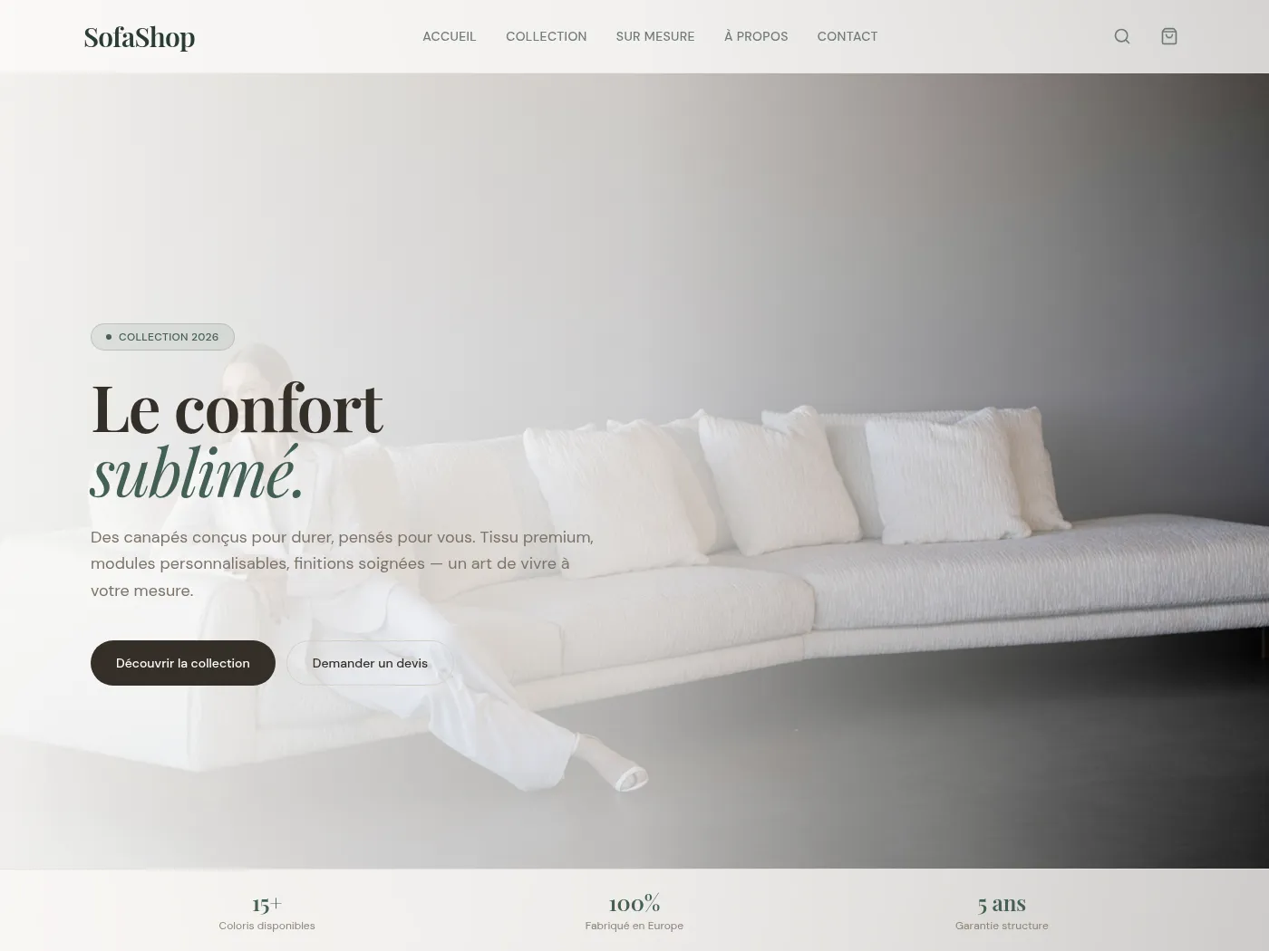 SofaShop Web Store