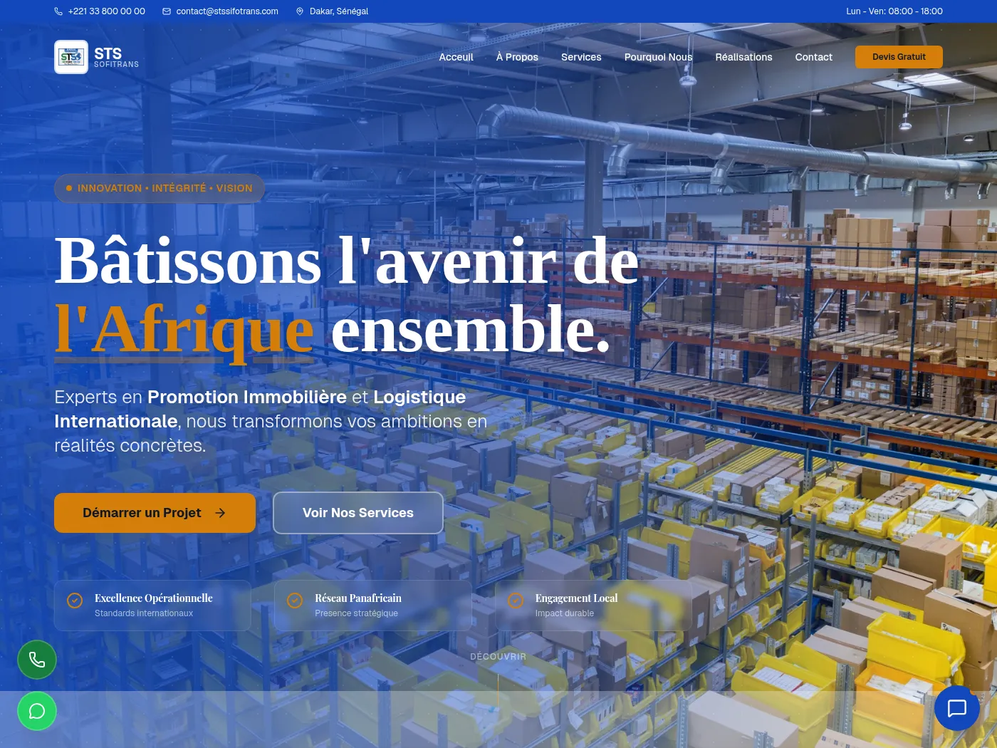 STS Sofitrans Pro Website