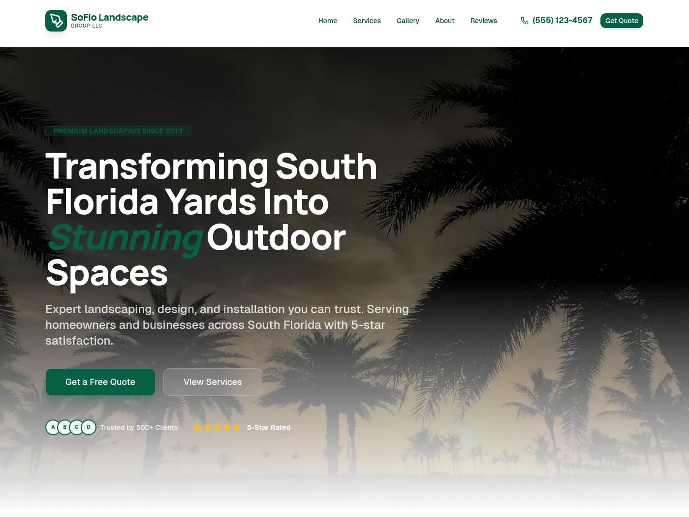 SoFlo Landscape Web