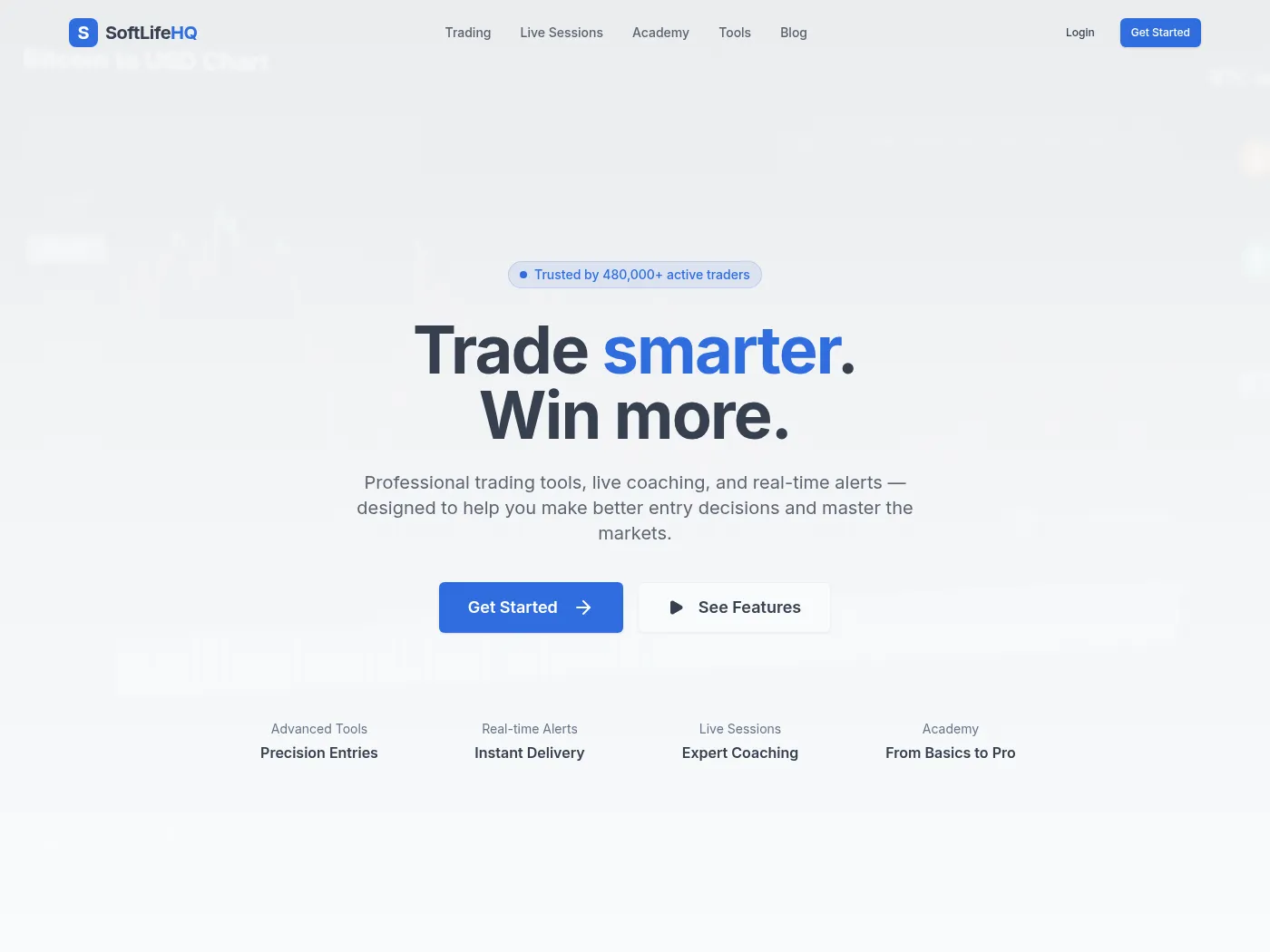 SoftLifeHQ Landing Page