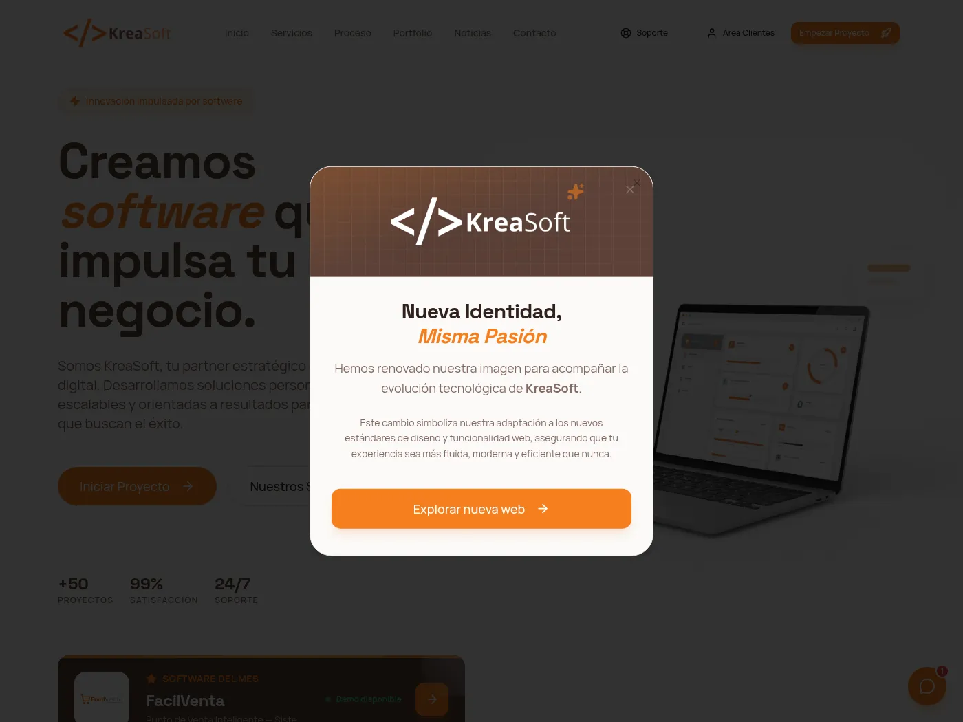 Nueva Web Kreasoft