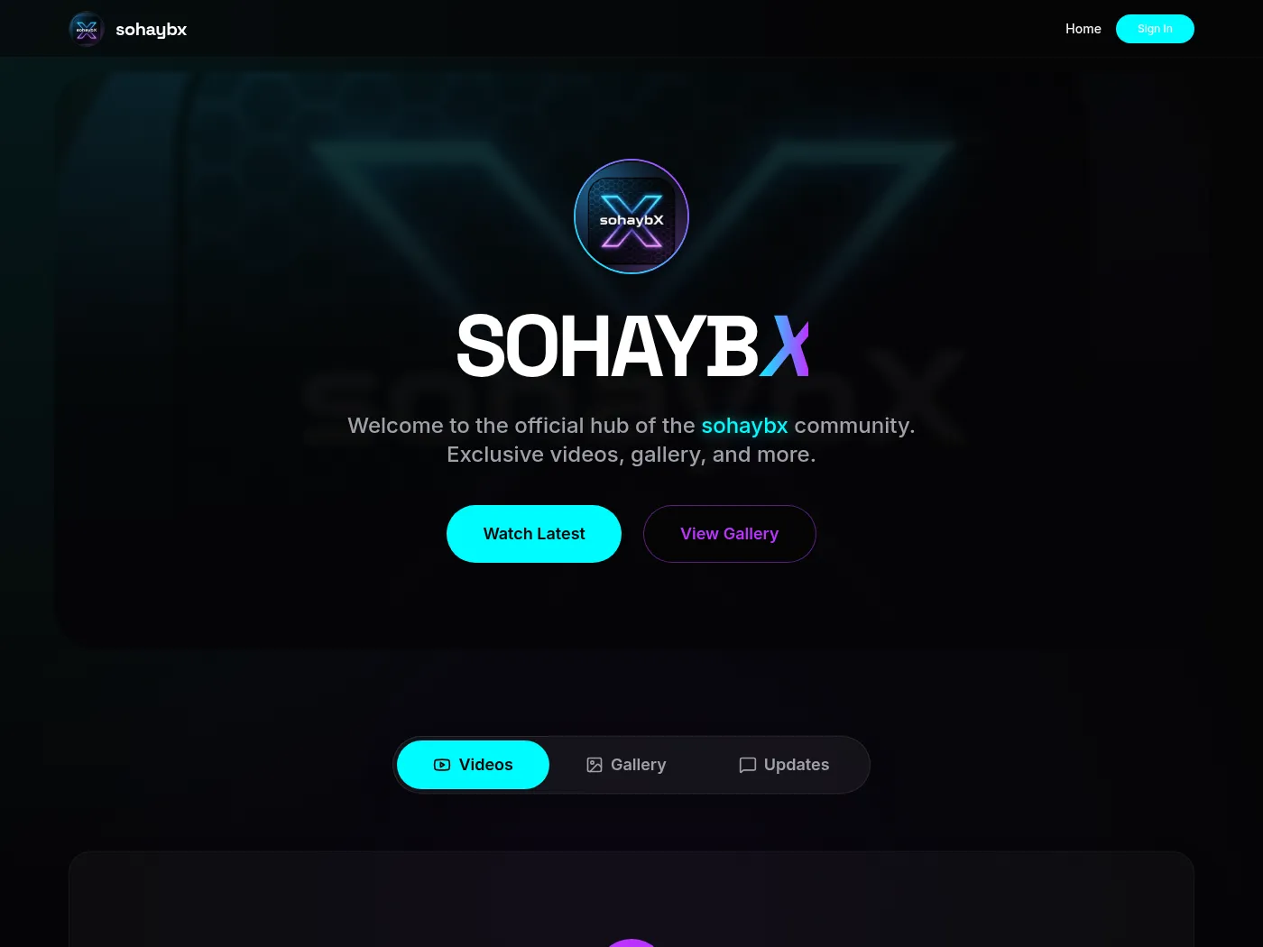 Sohaybx Channel Hub