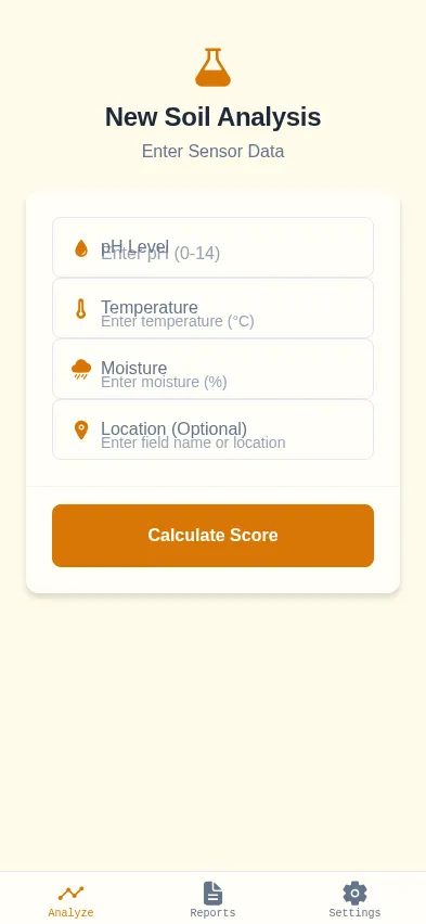 SoilSense Analyzer