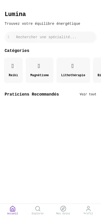Soins Énergétiques App