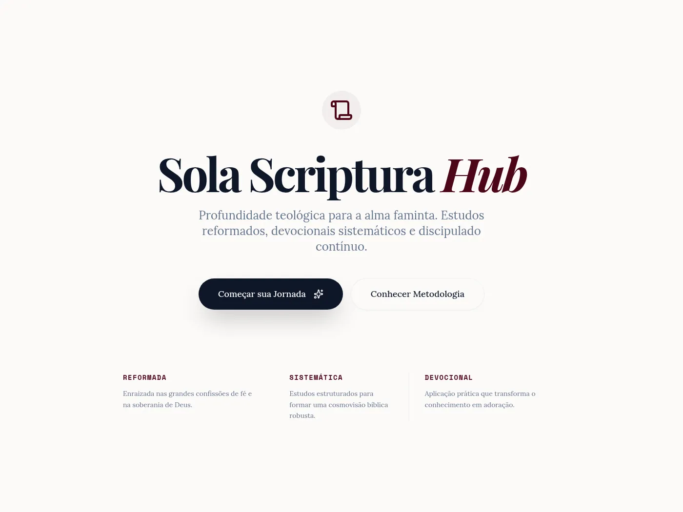 Sola Scriptura Hub (Lafaiete)