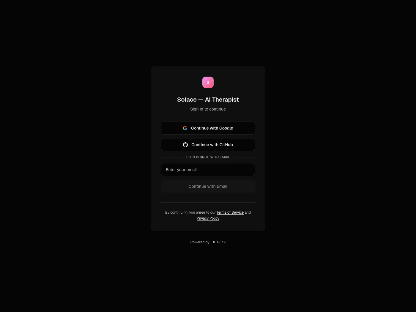 Solace — AI Therapist