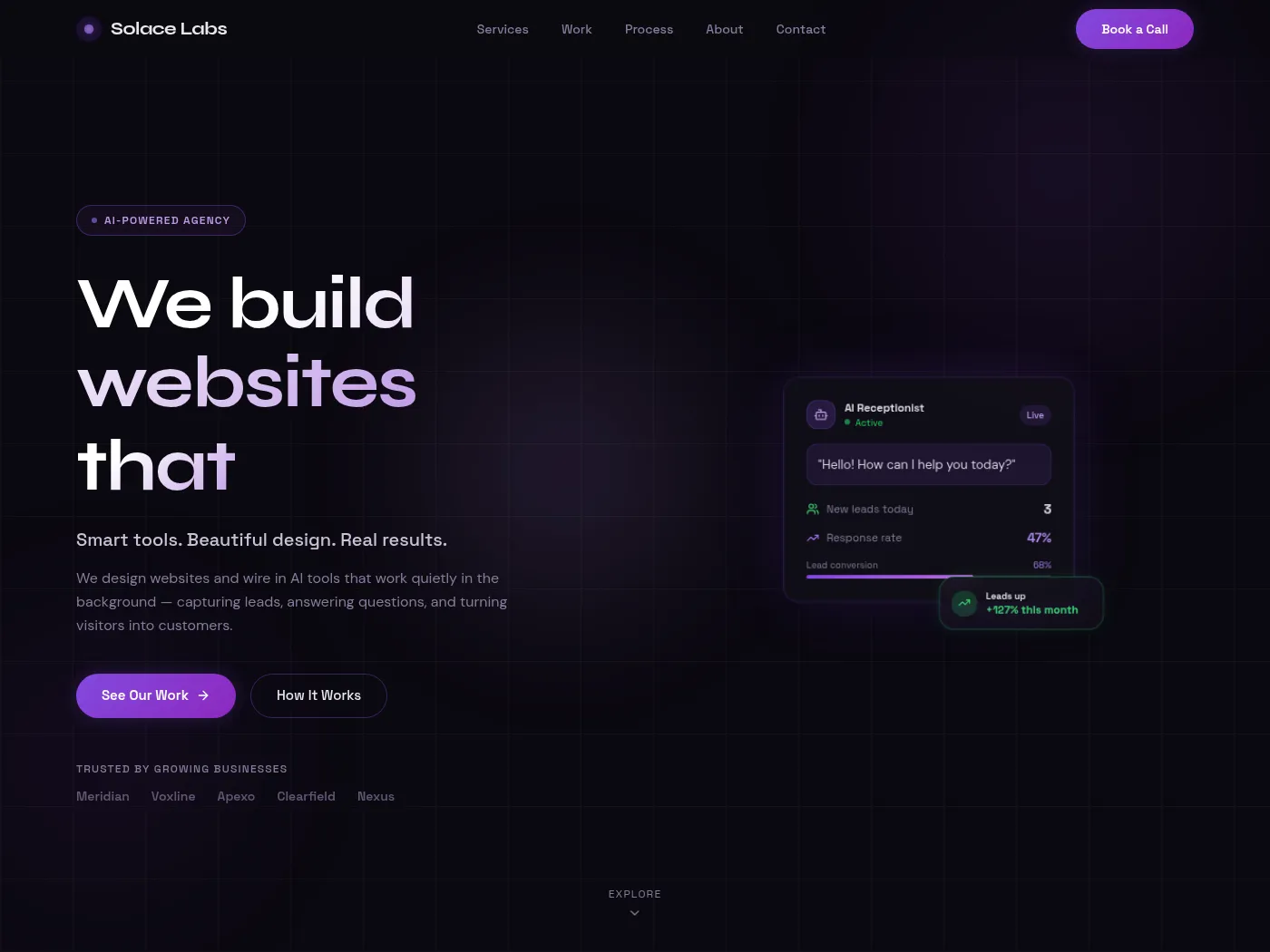 Solace Labs Agency Site
