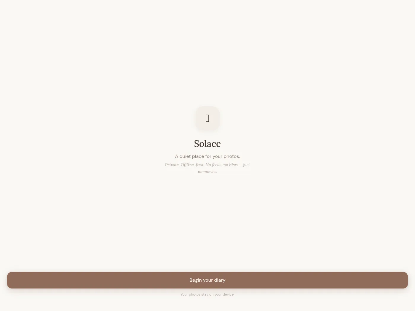Solace Photo Diary