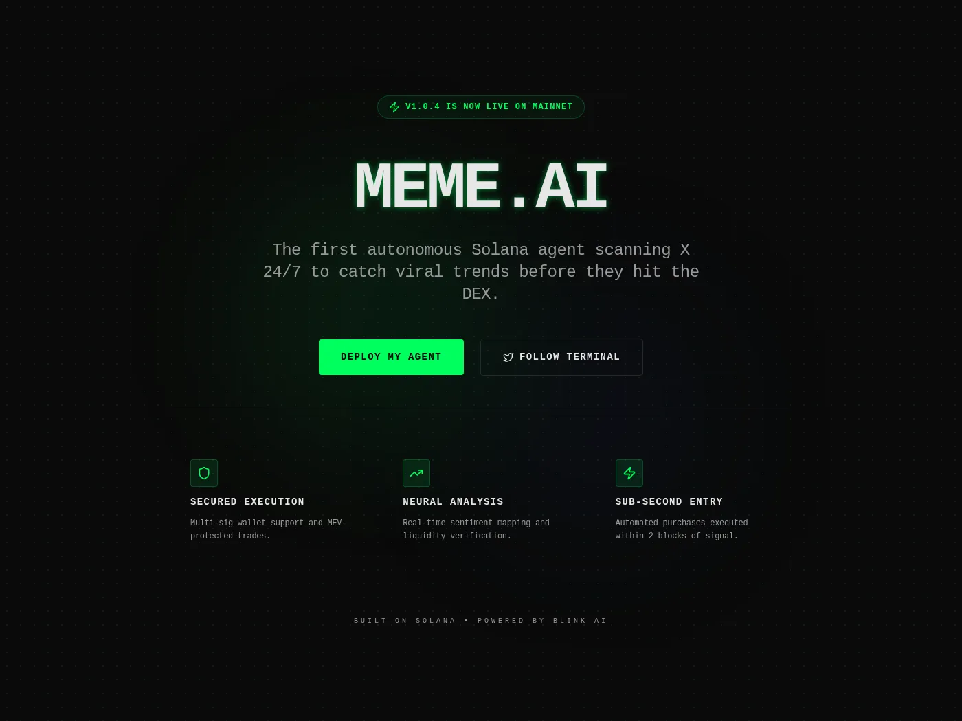 Solana MemeBot AI