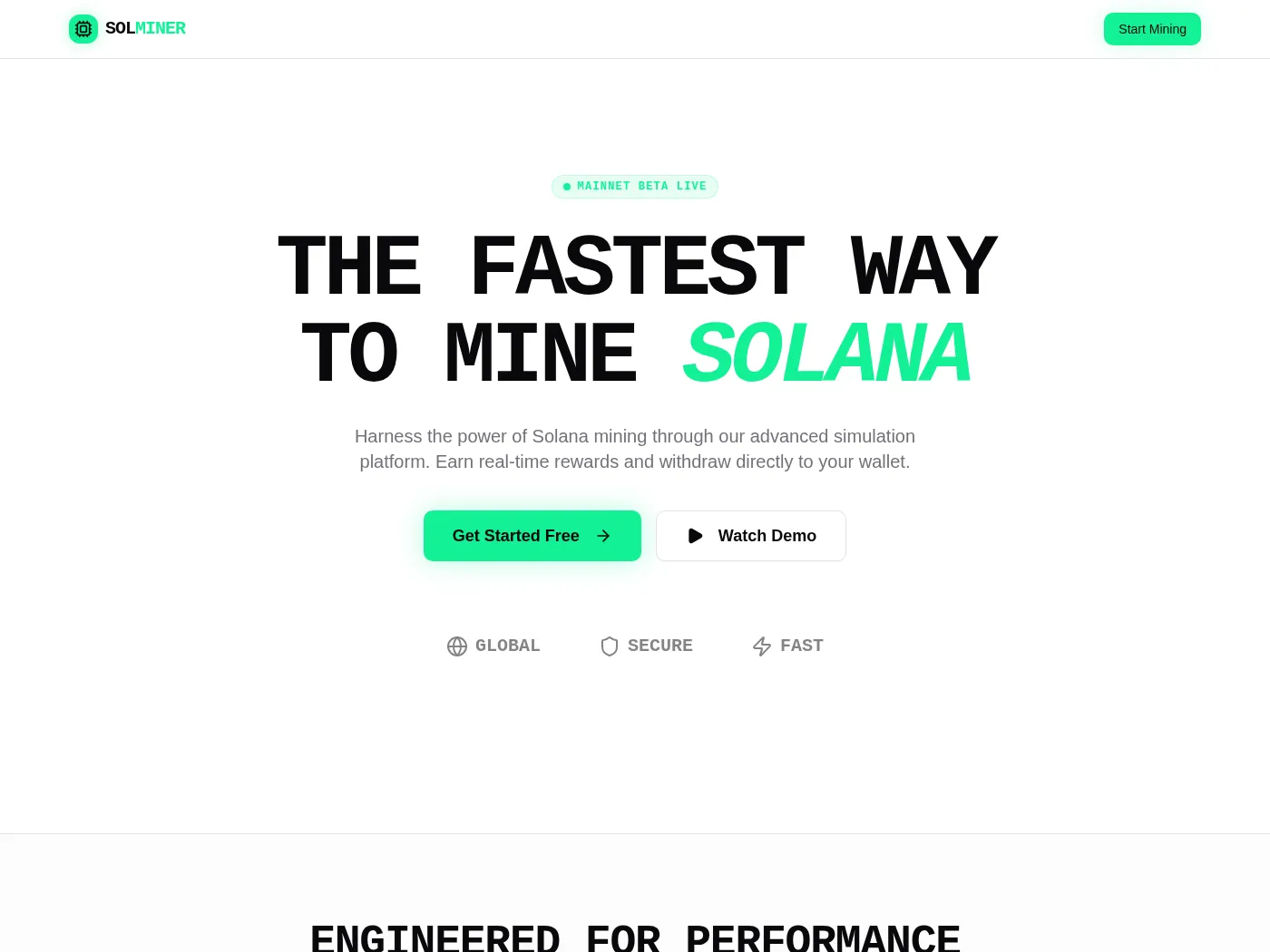 Solana Miner Hub