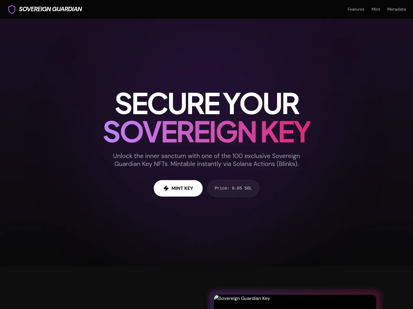 Sovereign Guardian Mint