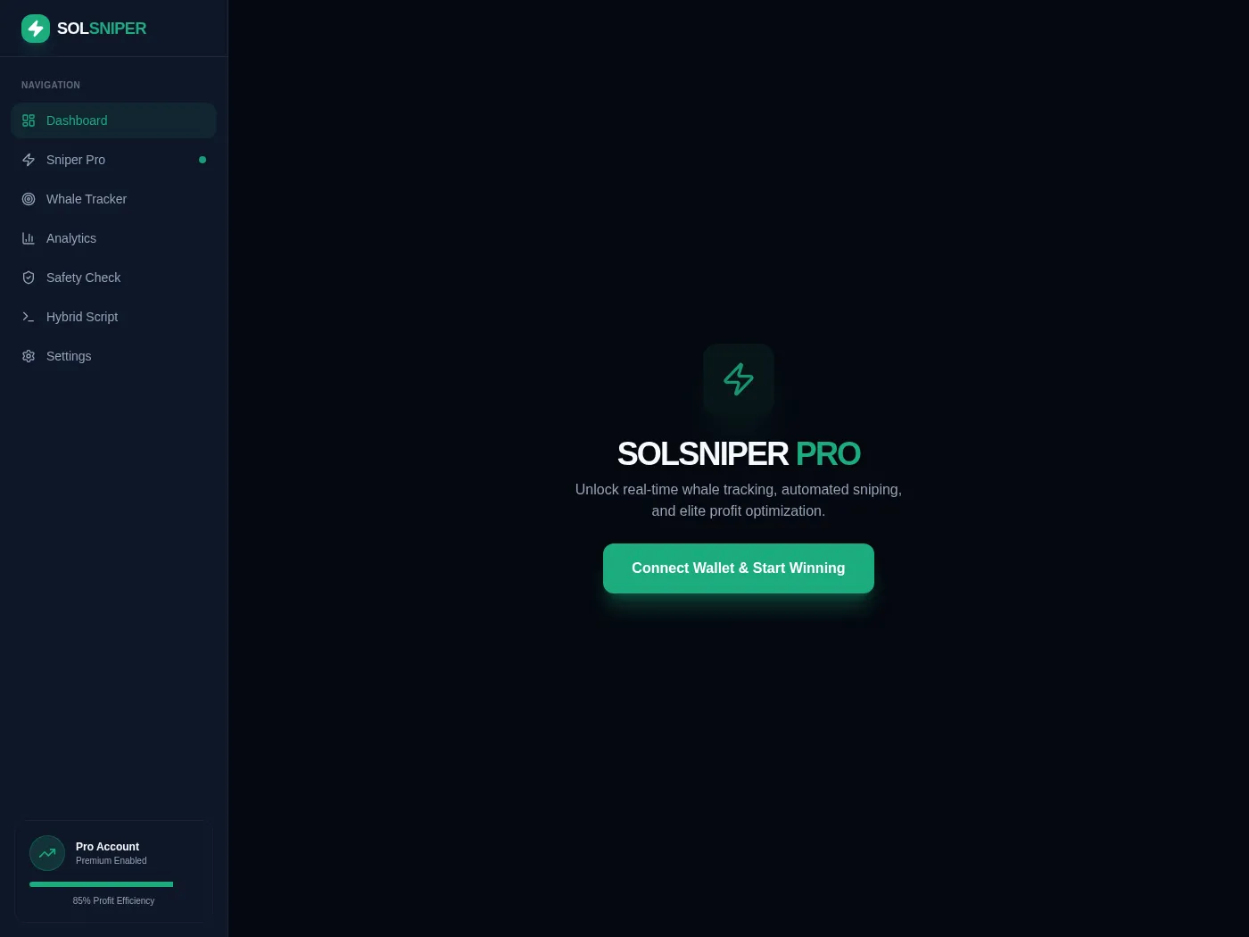 Solana Sniper Bot Suite