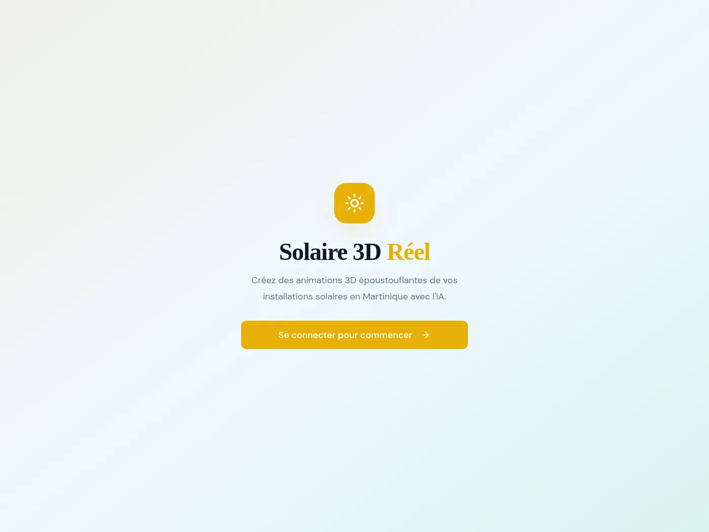 3D Solar Roof Visual