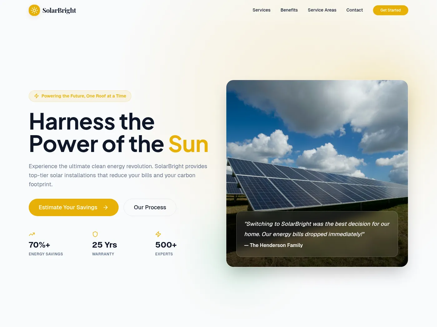 SolarBright Web Portal