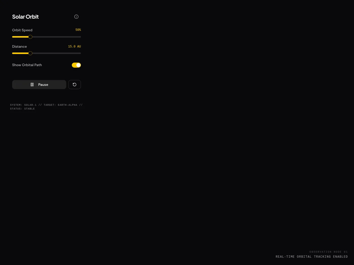 Solar Orbit Visualizer