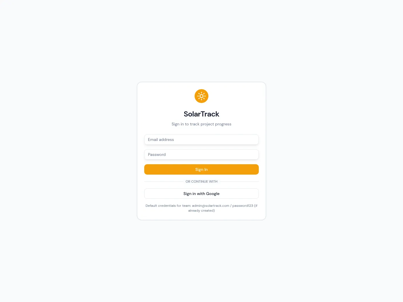 Solar Progress Tracker