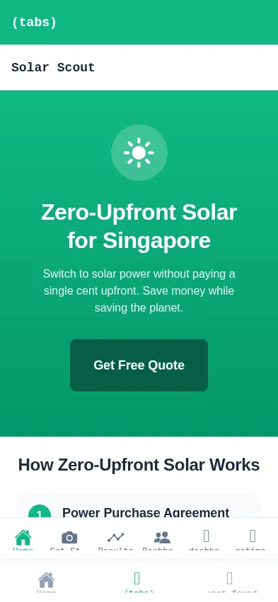 Solar Scout Referral App
