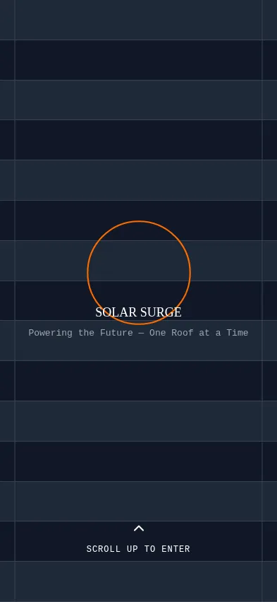 Solar Surge Web Experience