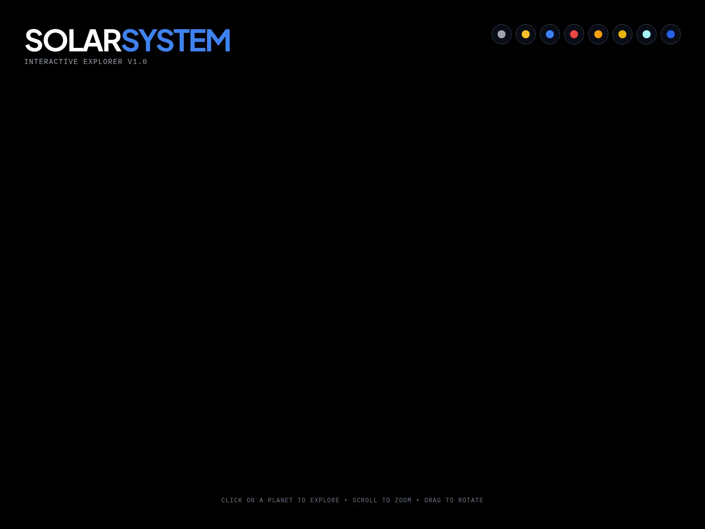 Solar System Explorer