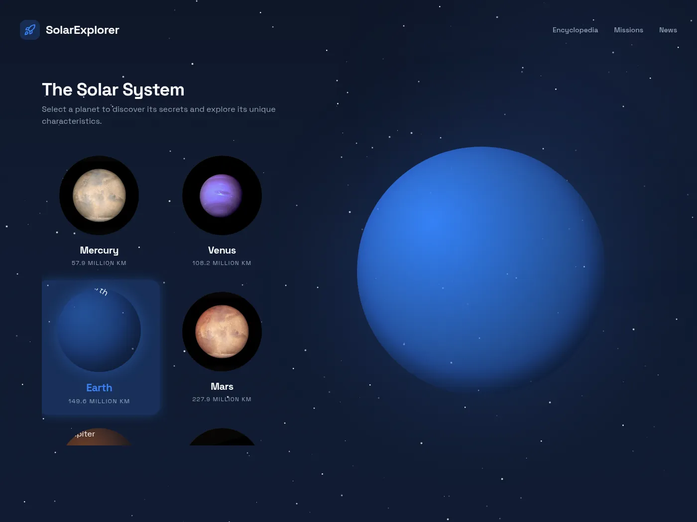 Solar System Explorer