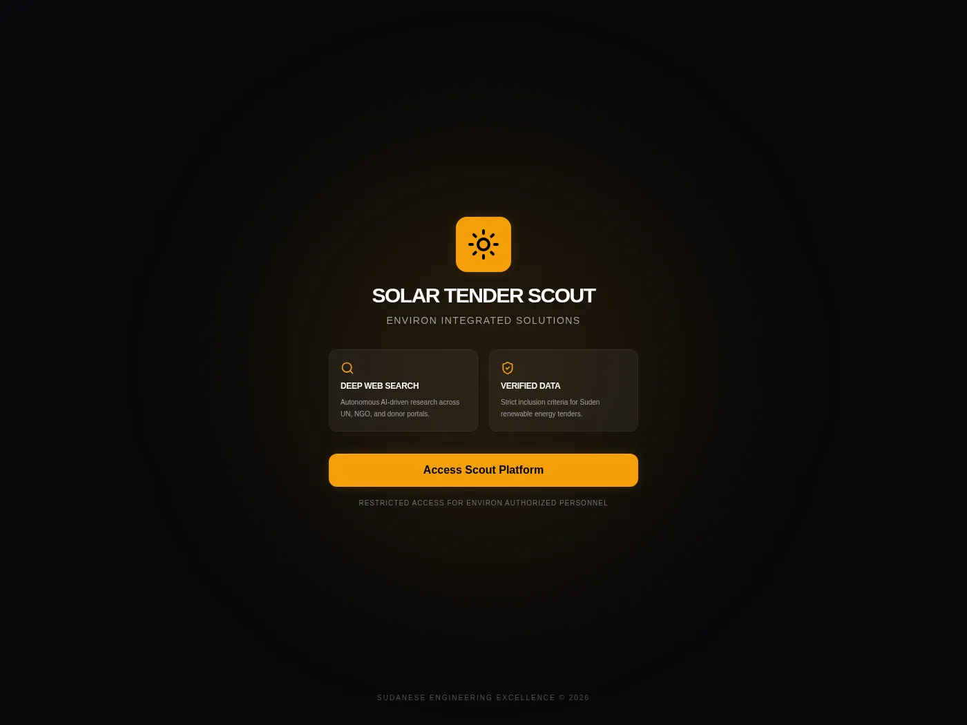 Solar Tender Scout