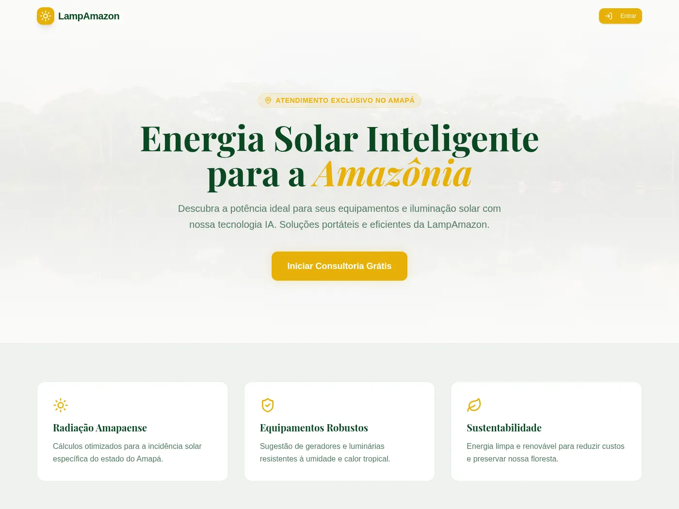 LampAmazon Solar AI Advisor