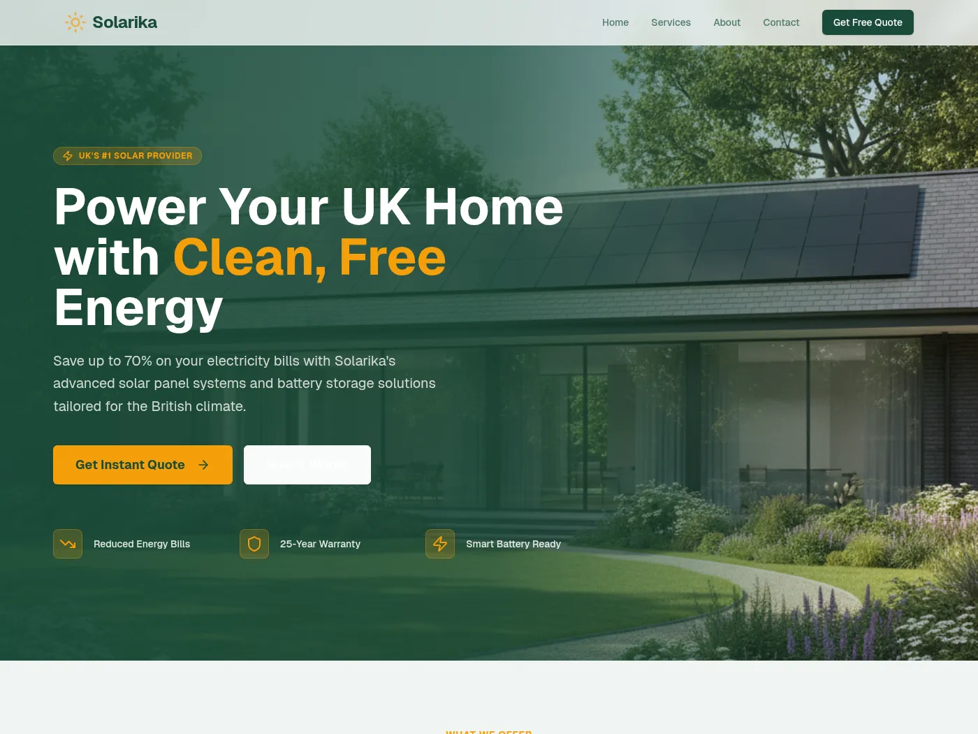 Solarika Green Energy Site