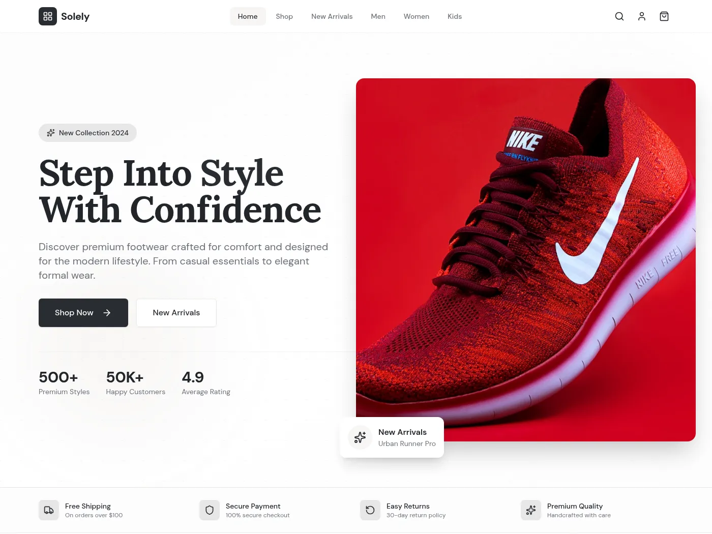 Solely Premium E-Commerce