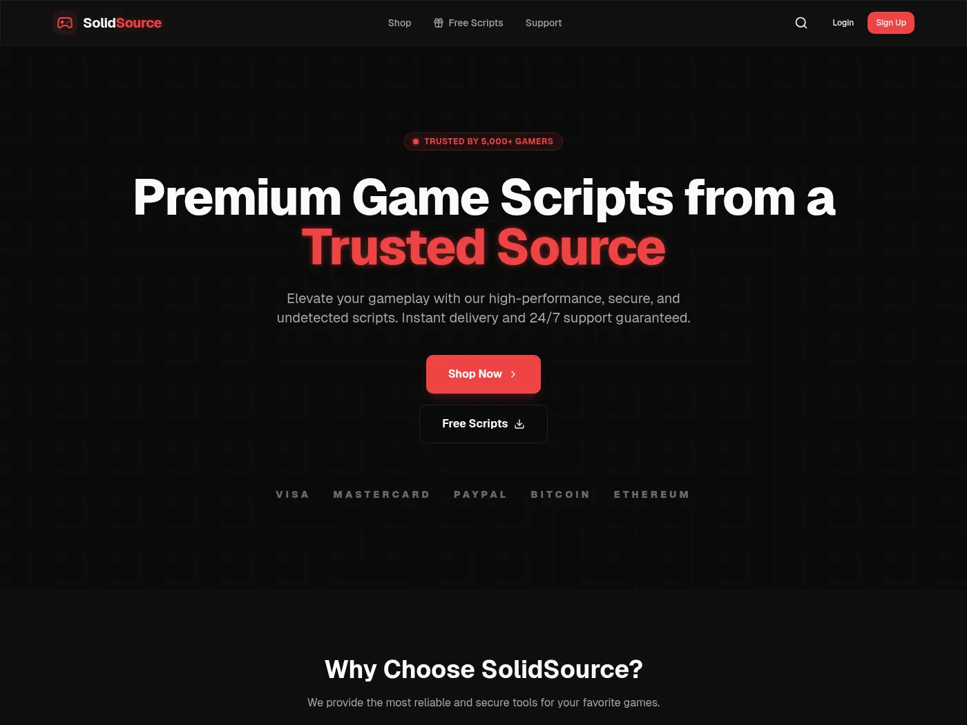 SolidSource Scripts Hub
