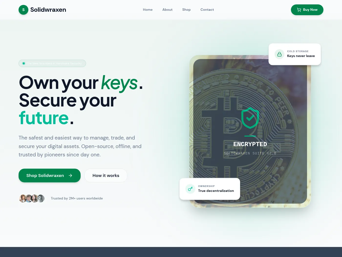 Solidwraxen Crypto Wallet