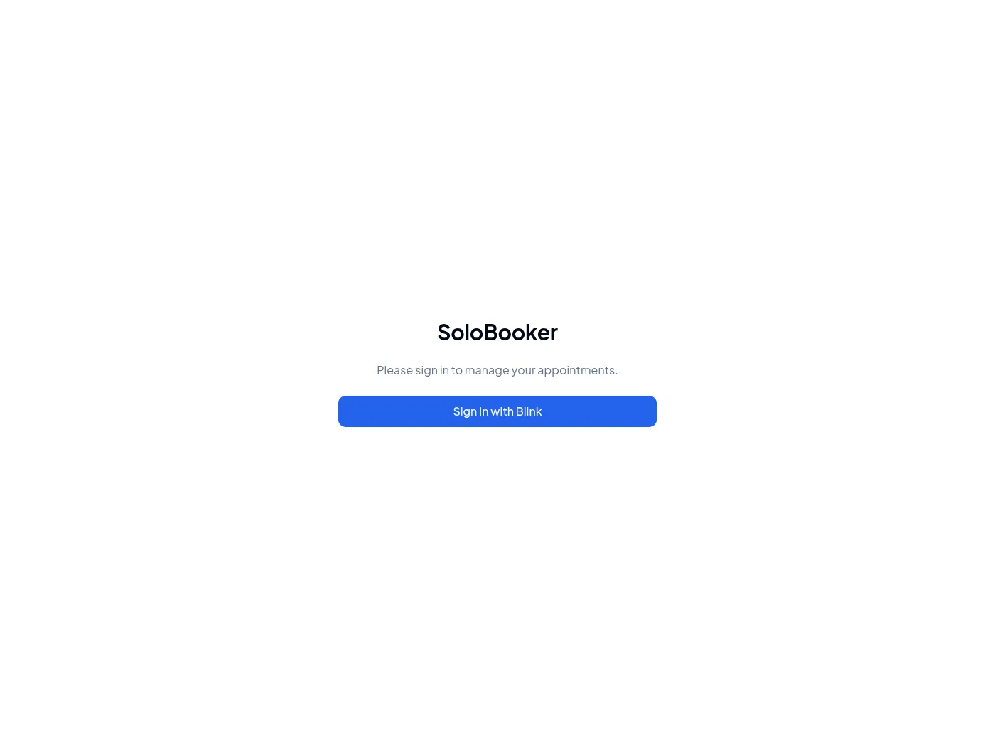 SoloBooker