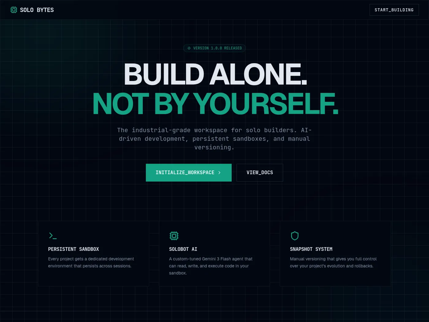 Solo Bytes AI Workspace