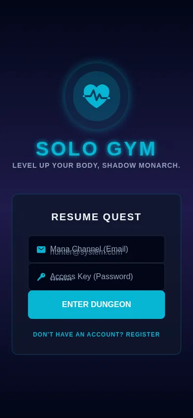 Solo Gym RPG Fitness