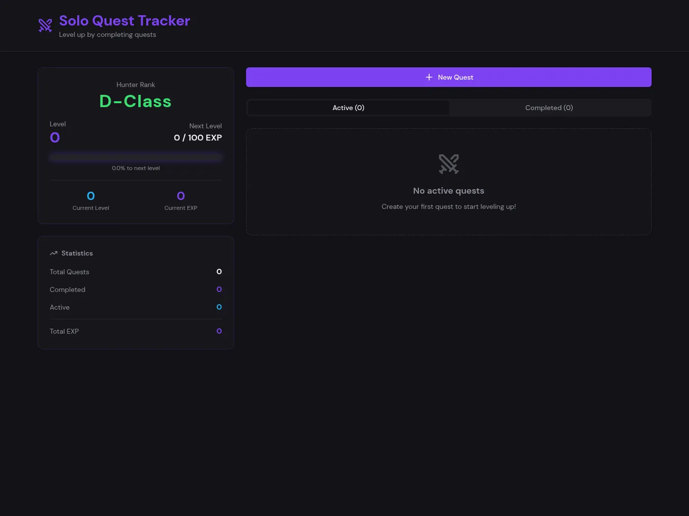 Solo Quest Tracker
