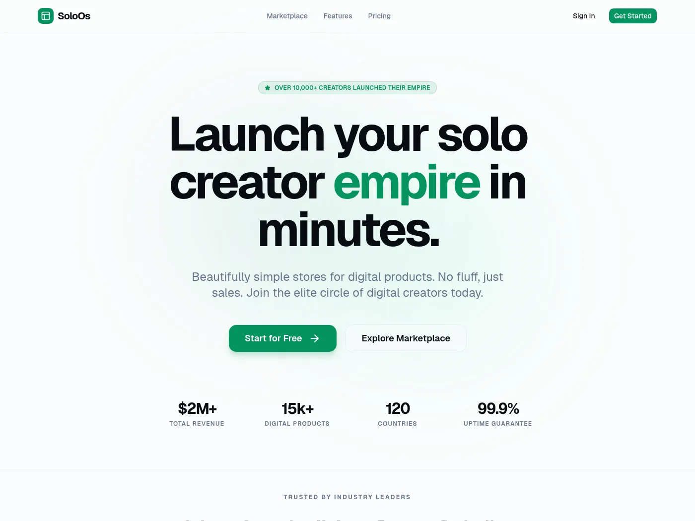 SoloOs Creator Platform