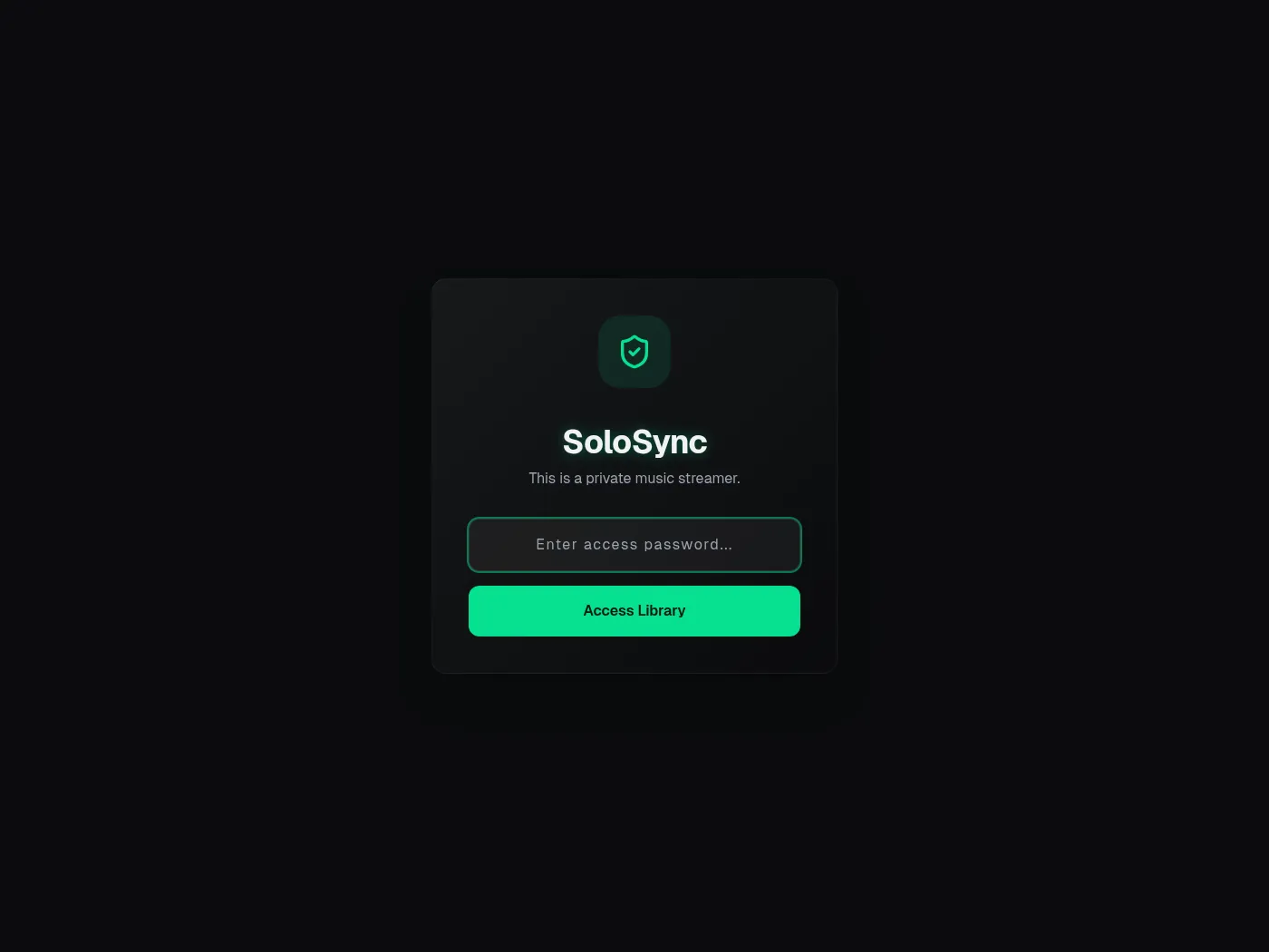 SoloSync Music Streamer