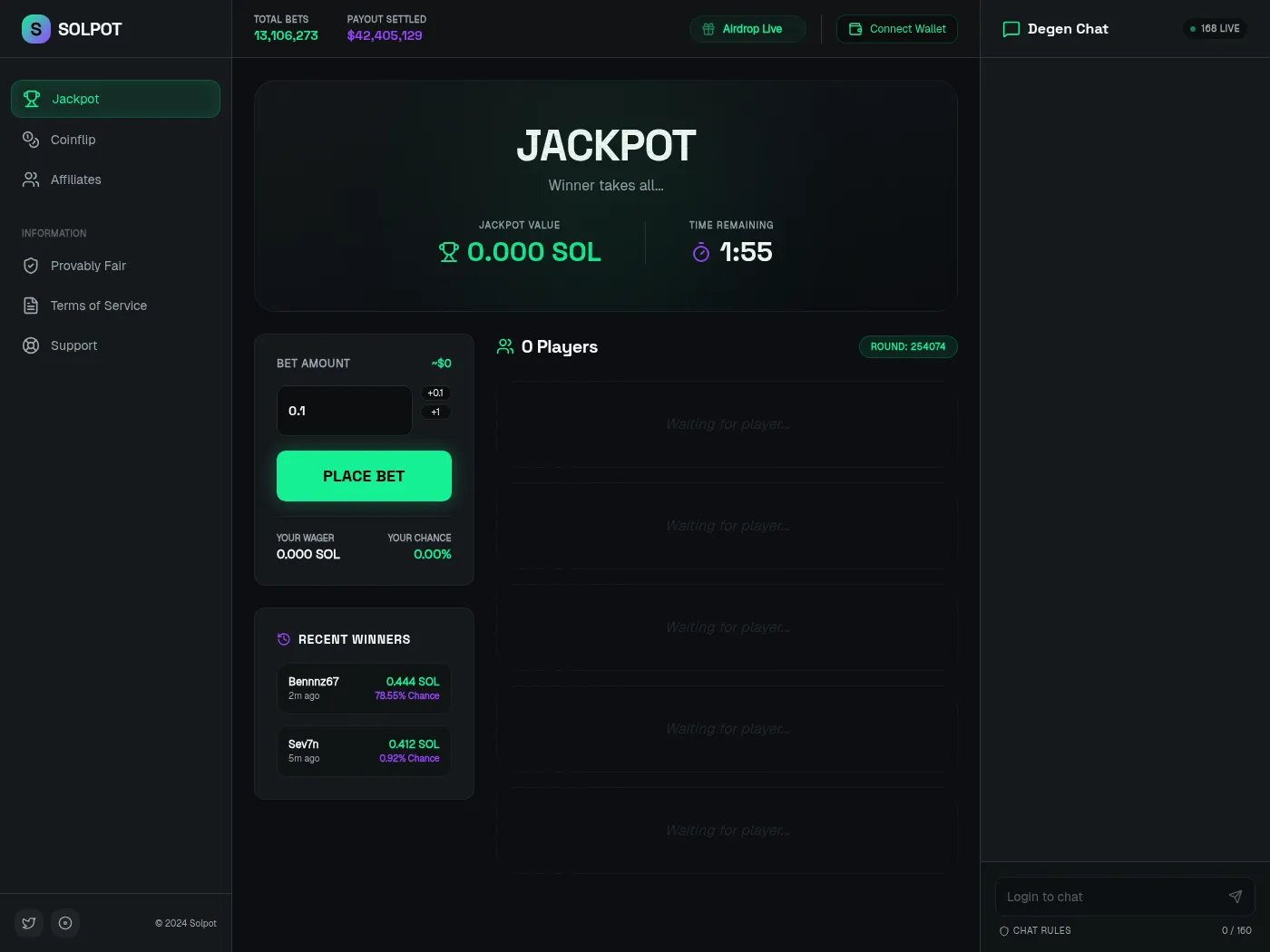 Solpot Staking Clone