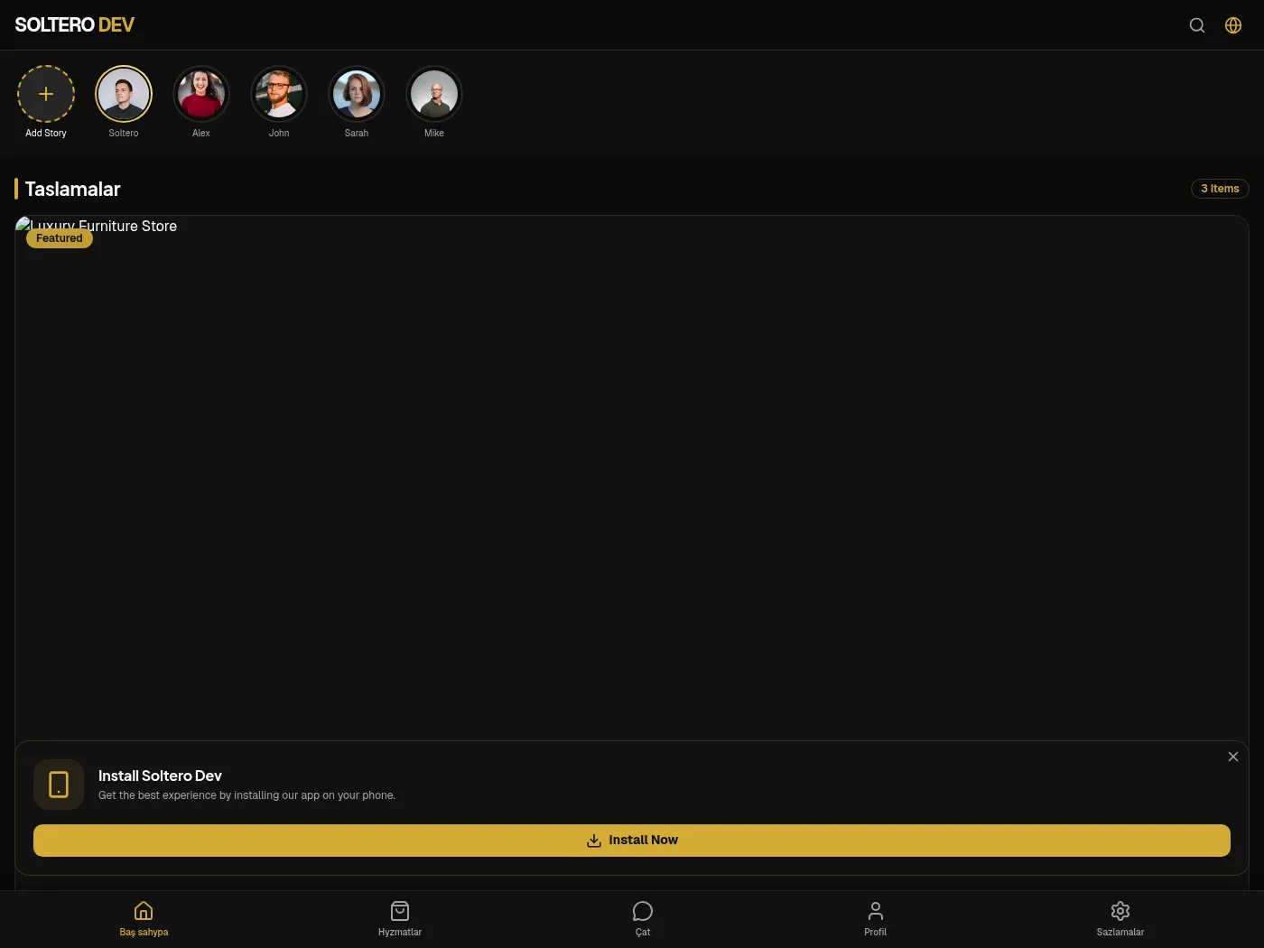Soltero Dev Marketplace