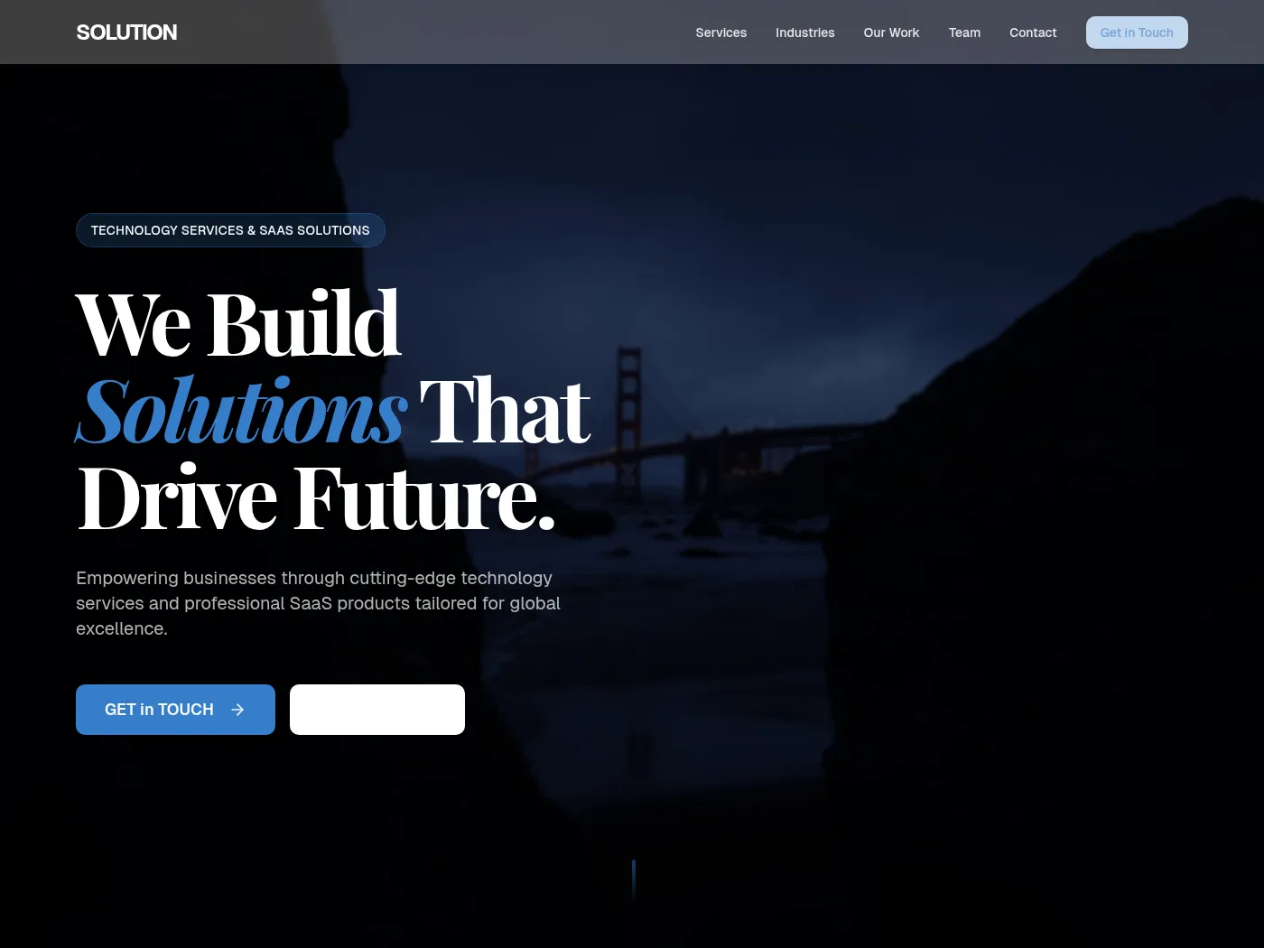 Solution SaaS Landing