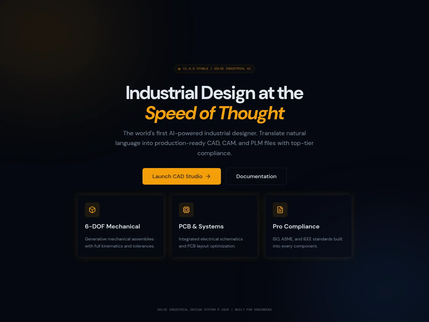 SOLVE Industrial AI Designer