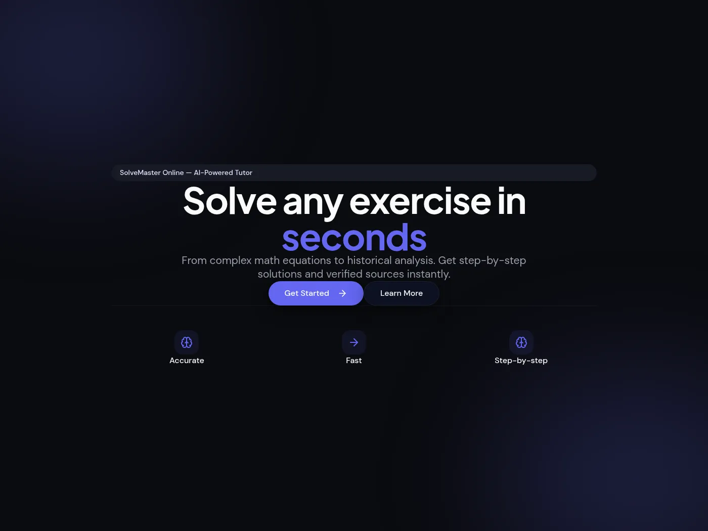 SolveMaster Online