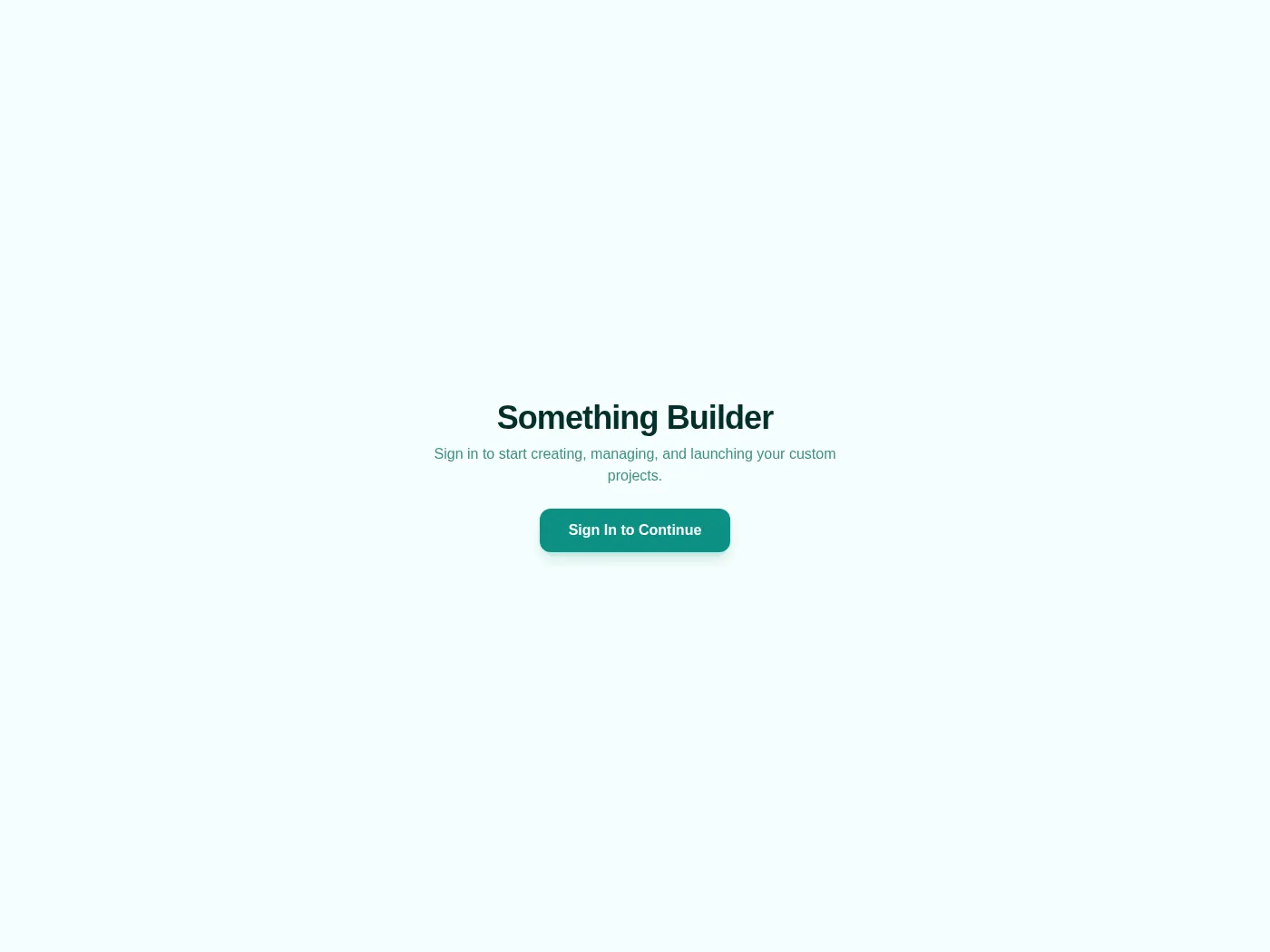 Something Builder