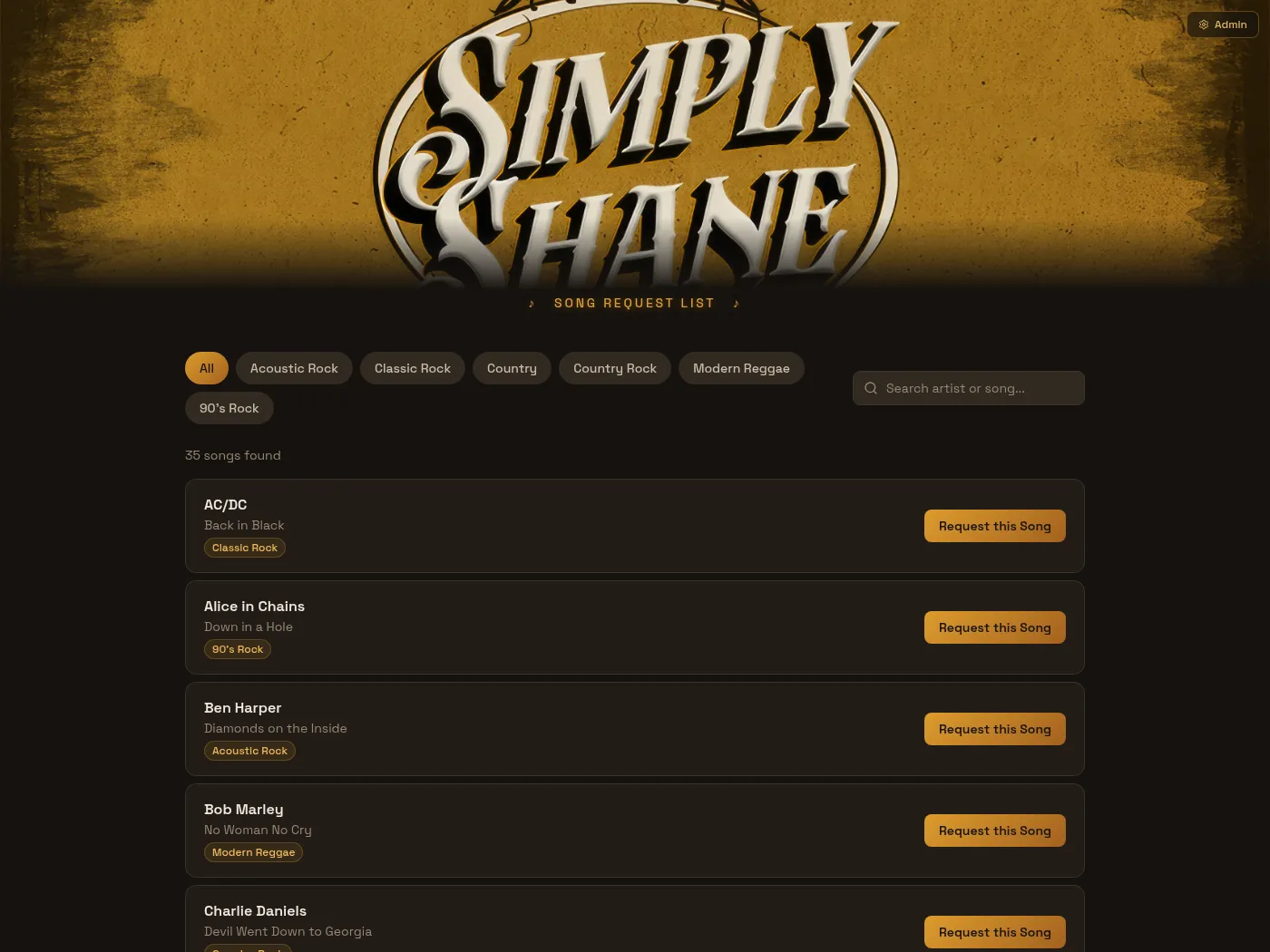 SongPal Request App