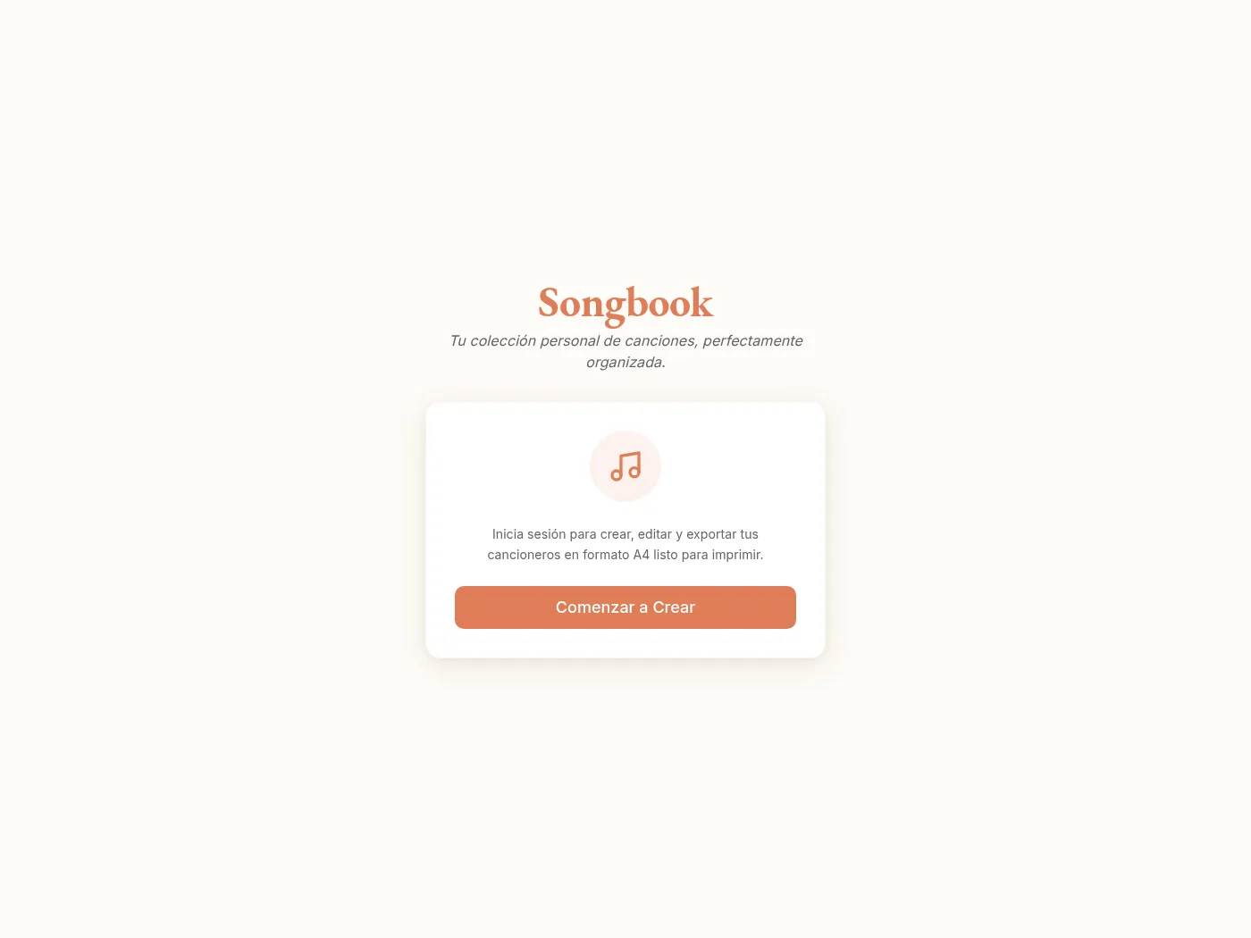 Songbook Creator