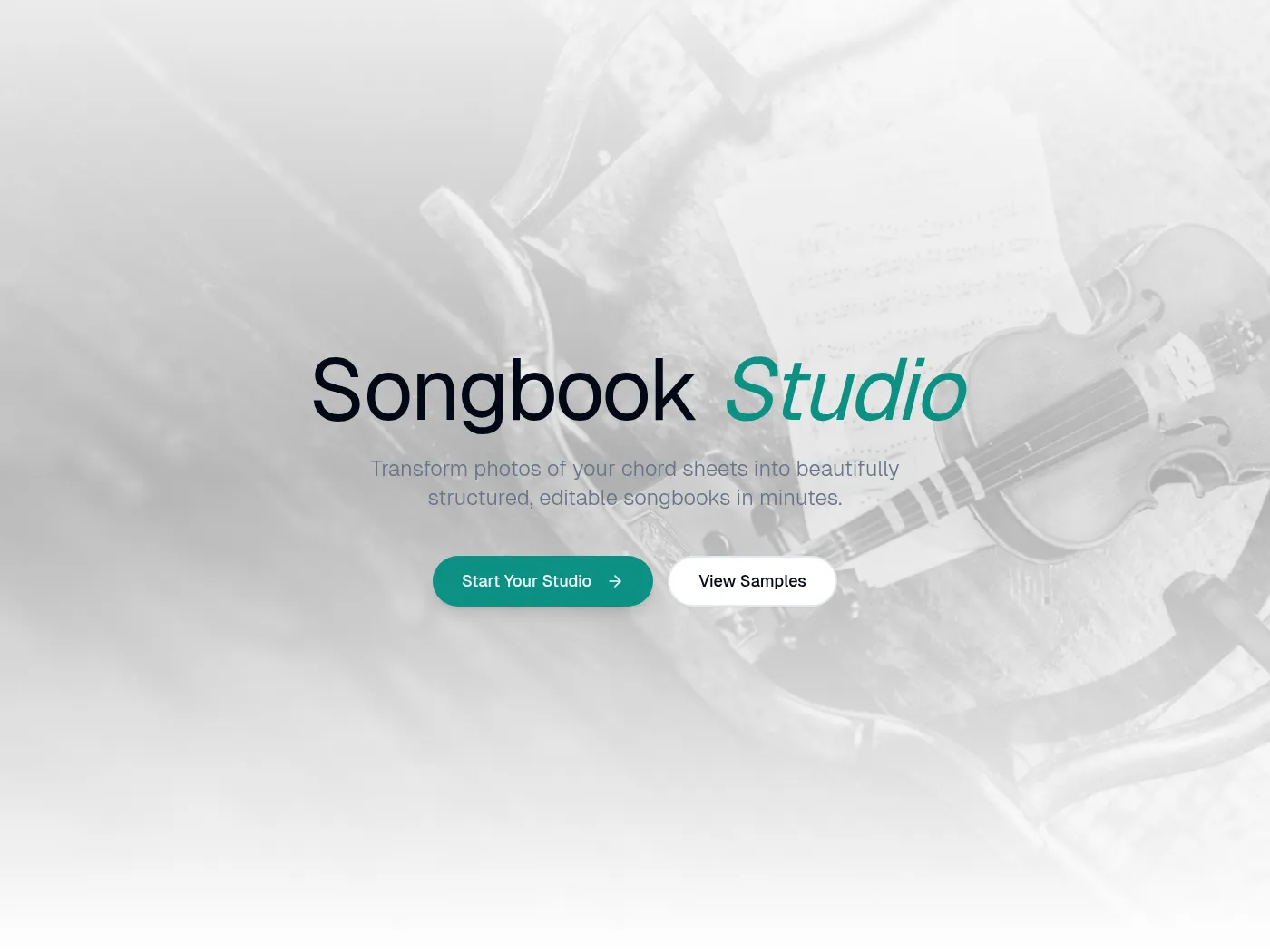 Songbook Studio