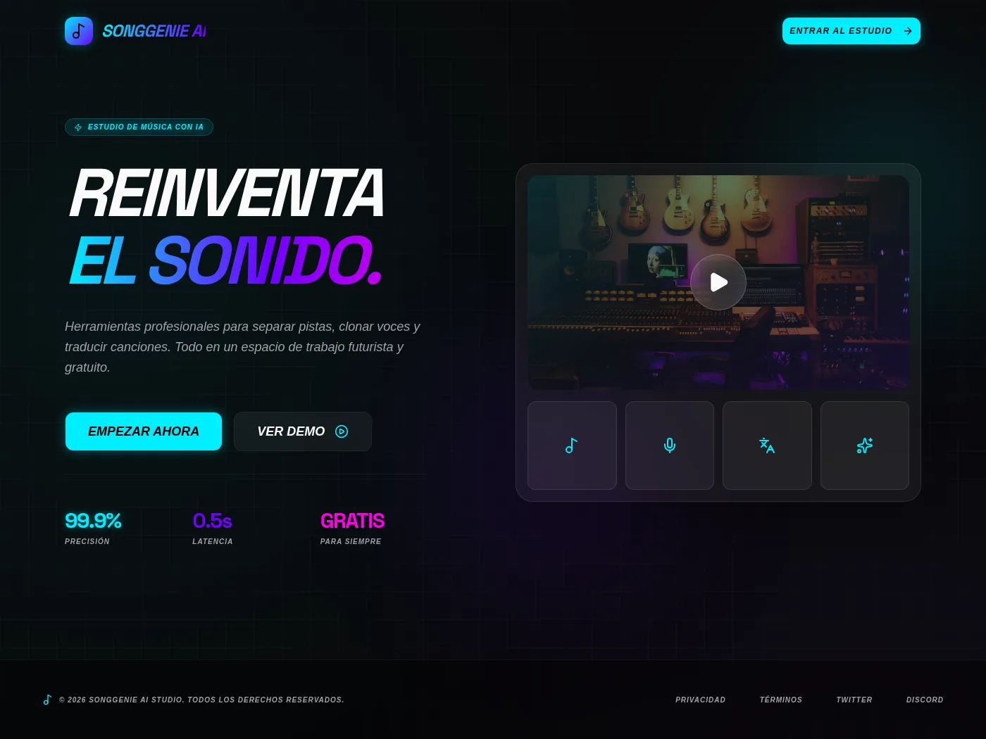 SongGenie AI Studio