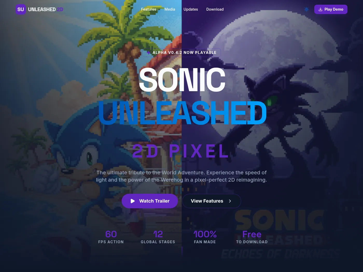 Sonic Unleashed 2D Fan Site