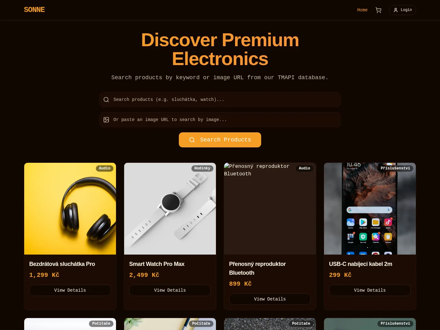 SONNE E-Shop MVP